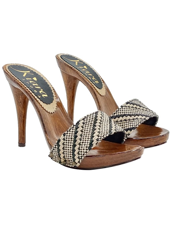 The Latest Women's Clogs Trend Online | Clogs with Beige and Black ...